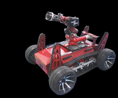 China All Terrain Firefighting Robot 350kg Load 30° Climbing Remote Control Fire Rescue Robot for sale