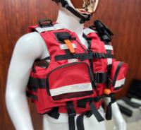 China Rapids Life Jacket 156N Buoyancy 500D Cordura Multiple Storage Bags Front Attachment Points for sale