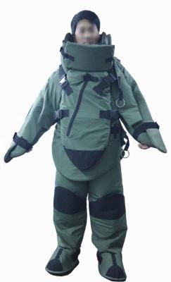 China Waterproof Treated Eod Bomb Disposal Suit 12V DC Protection Of Fragmentation for sale