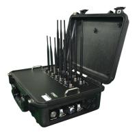 China Portable Counter Terrorism Signal Jammer 26W Output with WiFi UHF VHF Coverage and 2-Hour Battery Operation for sale