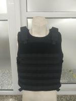 China Aramid UD Fabric Bulletproof Vest NIJ IIIA Detachable Collar Body Armor for sale