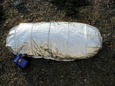 China 1700 Degrees Composite Forest Fire Shelter Fire Fighting Equipment for sale