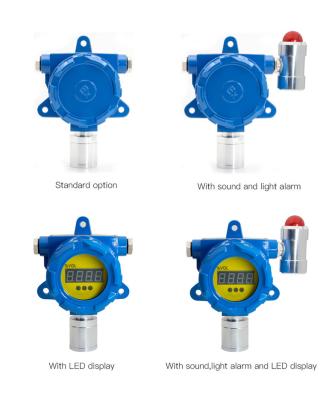 China 500m CH4 Fixed Explosion Proof Combustible Gas Leak Detector for sale