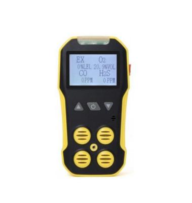 China IP65 Multi 3/4 Diffusion Portable Gas Detector 1800mAh Rechargeable Lithium Battery for sale