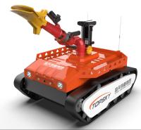 China 2500m Counter Terrorism Equipment Fire Brigade Robot 2h Continuous Walking for sale