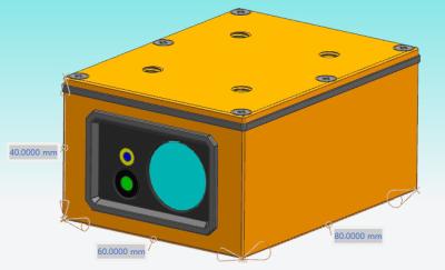 China Drone Laser Methane Detector 60m Distance Detection 0-90000 ppm*m for sale