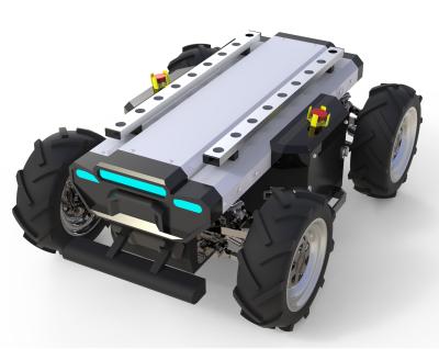 China RLSDP 1.0 Wireless Control 4WD Robot Chassis - 50kg Load Capacity, 48V Power, IP65 Rated for sale