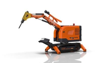 China Fire Rescue Remote Controlled 100m Robotic Demolition Machine 27kw Diesel Hydraulic Crawler for sale