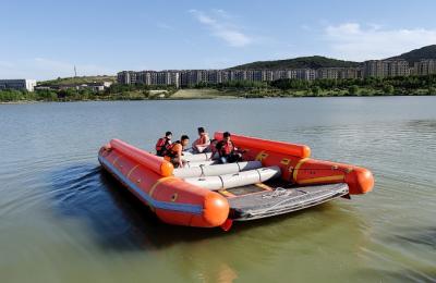 China LB-TS6 60 HP Inflatable Rescue Boat with 8.8m Length and 5600kg Payload Capacity for Emergency Transport for sale