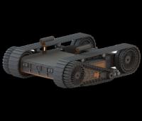 China DRAGON-02B IP65 Crawler Robot Chassis - 35kg Weight, 60kg Load Capacity with Single Swing Arm Design for sale