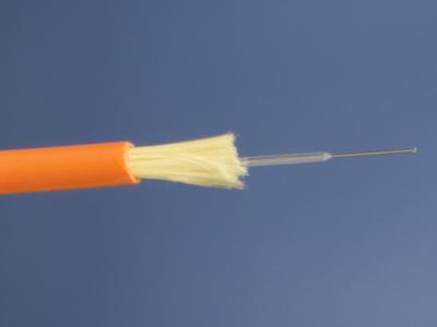 China Simplex Indoor Optical Fiber Cable GJFJV LSZH For Tactical / Underground for sale