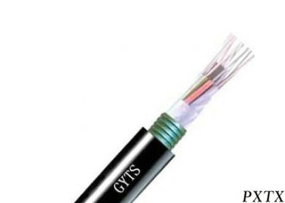 China Outdoor Loose Tube Stranded Direct Buried Amoured Fiber Optic Cable GYTS for sale