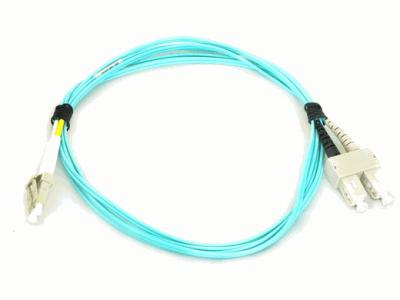 China Industrial OM3 Duplex Fiber Optic Patch Cord Multimode Fiber Optic Cable for sale