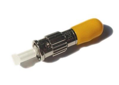 China 15dB ST Female - Male Fiber Optic Attenuator , PC / UPC And APC Polish for sale