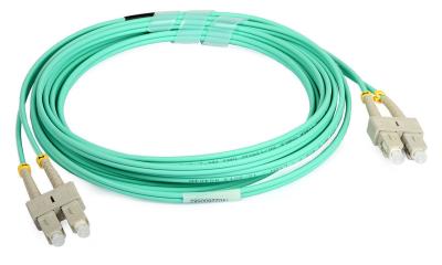 China SC UPC Duplex Fiber Optic Patch Cord Single Mode And Multimode Fiber Optic Cable for sale