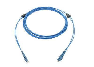 China OM3 OM4 Duplex Armored Fiber Patch Cord for FTTH Cable / Area Network for sale