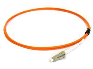 China Duplex LC Mulitimode Fiber Optic Pigtail with Orange Aqua Cable , OFNP OFNR Jacket for sale