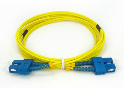 China LSZH Jacket Duplex SC Fiber Optic Patch Cord for Optical Access Network for sale