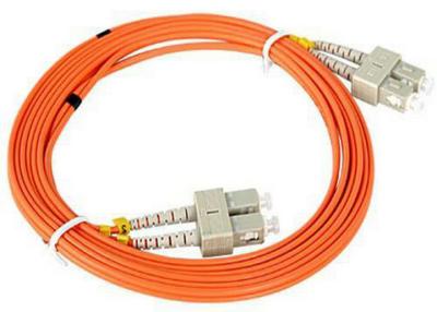 China OFC Conference SC UPC Fiber Optic Patch Cord Single Mode And Multimode for sale
