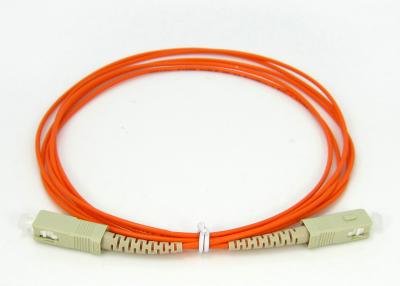 China Indoor FTTH Single Mode FC To LC Fiber Patch Cord , Fiber Optic Jumper Cable for sale