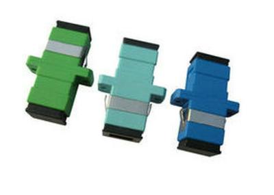 China Pluggable SC Simplex Fiber Optic Adapter , FC / ST Fiber Optic Connector for sale
