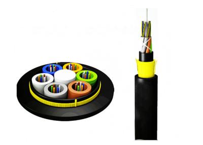 China All - dielectric Self supporting Outdoor Fiber Optic Cable 144core ADSS Singlemode Span 200m for sale