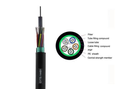 China Corrugated Steel Armoured Fiber Optic Cable GYTS Multi Loose Tube for sale