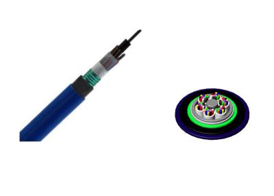 China Loose Tube Mining Fiber Optic Cable MGTSV Single Armored Flame Retardant for sale