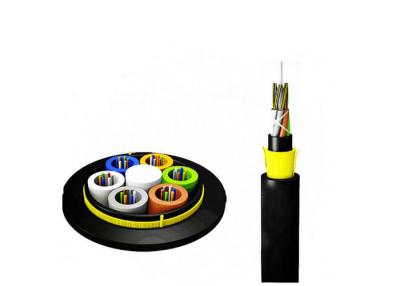 China Small Diameter Outdoor Fiber Optic Cable GYFTY Non-Metallic FRP Strength Member Aerial for sale