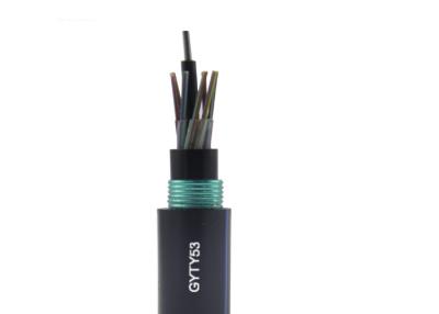 China Non - Metallic FRP 2-288C GYFTA53 Outdoor Fiber Optic Cable With Multi Tube Structure for sale