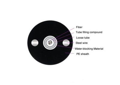 China 2-12 Core GYXY Loose Tube Fiber Optic Cable Single Mode Or Multimode for sale