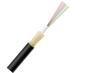 China 2-12Core FRP Strength Member Loose Tube Outdoor Fiber Optic Cable GYFXTY for sale