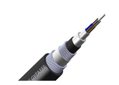 China Double steel wire armored  fiber optic cable Aluminium FE sheath for sale