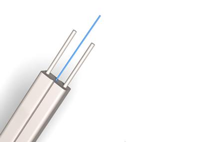 China FLAT 1 Core G657A2 Bend Insensitive KFRP GJXH / Indoor Fiber FTTH Cable for sale