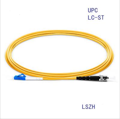 China LC/Upc-ST/Upc Singlemode Simplex Fiber Optic Patch Cord FTTH Cable for sale