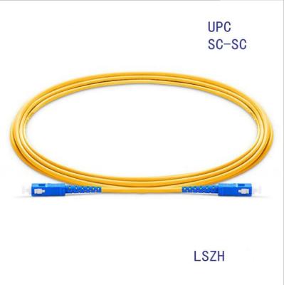 China SC/Upc-SC/Upc Simplex 9/125um Sm Optical Fiber Cable for sale