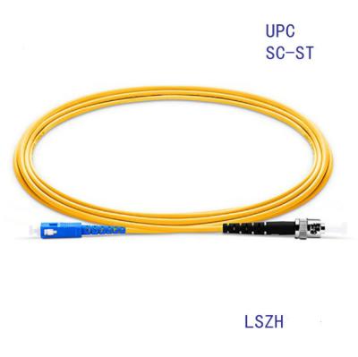 China SC/Upc-ST/Upc Simlex Singlemode 9/125 Fiber Patch Cord for sale