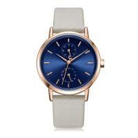 China Small Dial Womens Casual Leather Watch Pin Buckle Tempered Glass Waterproof for sale
