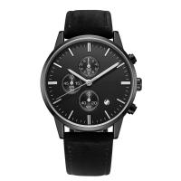 China Men'S Multifunction Chronos Sport Watch Leather Strap Day Date Perpetual Calendar Watch for sale