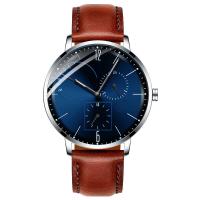 China Casual Men'S Luxury Stainless Steel Watches Jewelry Buckle Mineral Tempered Glass Mirror for sale