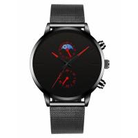 China Stainless Steel Mesh Bracelet Watch 30m Life Waterproof Men'S Casual Mesh Watches for sale