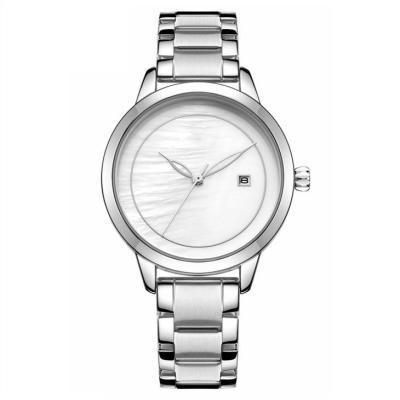 China Stainless Steel Women Quartz Wrist Watch Metal For Ladies Simple Fashion for sale