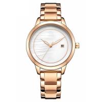 China Stainless Steel Women Quartz Wrist Watch Metal For Ladies Simple Fashion for sale