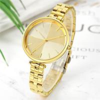 China Women'S Stainless Steel Waterproof Watch Quartz Movement Plexiglass Mirror for sale