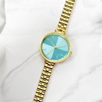 China Women'S Stainless Steel Waterproof Watch Quartz Movement Plexiglass Mirror for sale