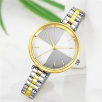 China Women'S Stainless Steel Waterproof Watch Quartz Movement Plexiglass Mirror for sale