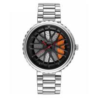 China Staggered Layered Stainless Steel Quartz Wrist Watch Men'S Water Resistant Watches for sale