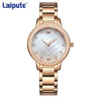 China Turtle Back Buckle Stainless Steel Bracelet Watch Quartz Movement Women'S Diamond Watch for sale
