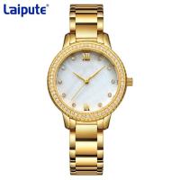 China Turtle Back Buckle Stainless Steel Bracelet Watch Quartz Movement Women'S Diamond Watch for sale