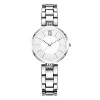 China Quartz Movement Stainless Steel Belt Watch Diamond Metal Mesh Watch Band for sale